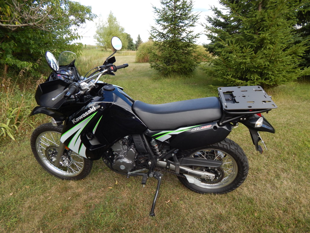 Gen 2 KLR Slider Rack with SKB 40 Liter Top Case Combo Kit - Back Road ...