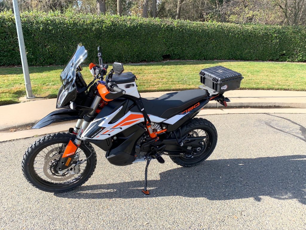 KTM 790, 890 Adventure Slider Rear Rack With Top Box Quick Connect ...