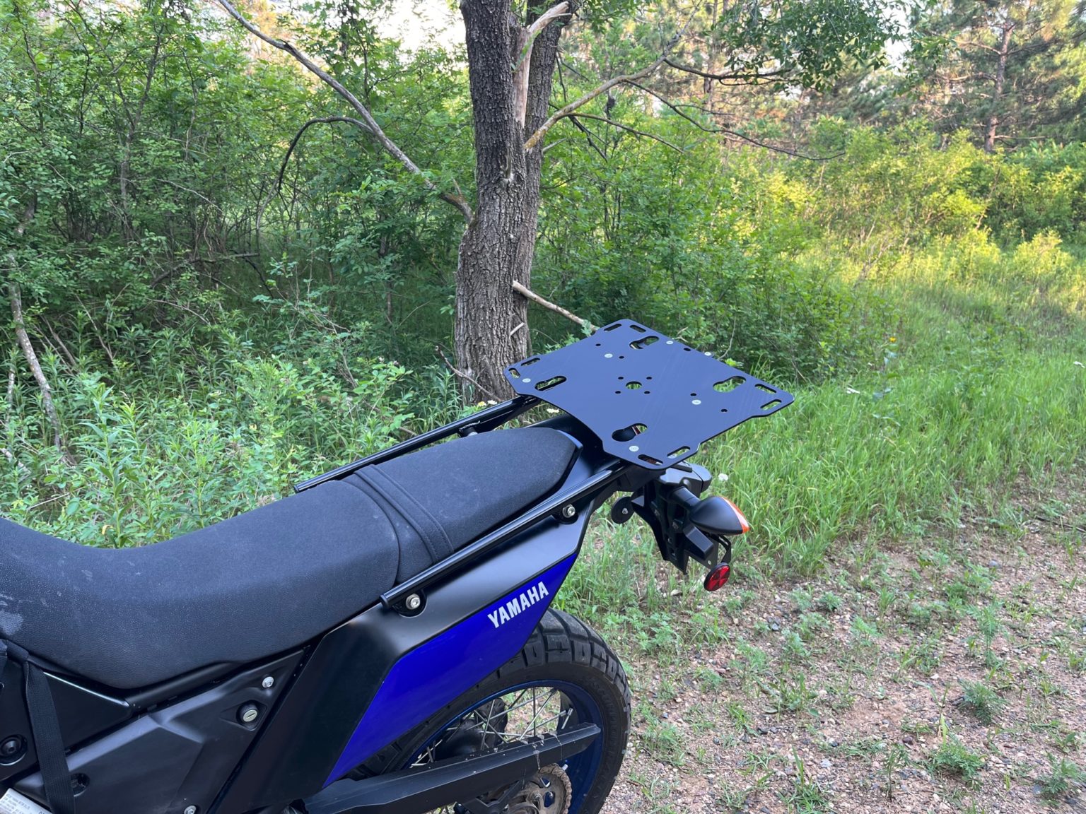 Yamaha Tenere 700 Slider Rear Rack Wide Width Premium Lock - Back Road ...